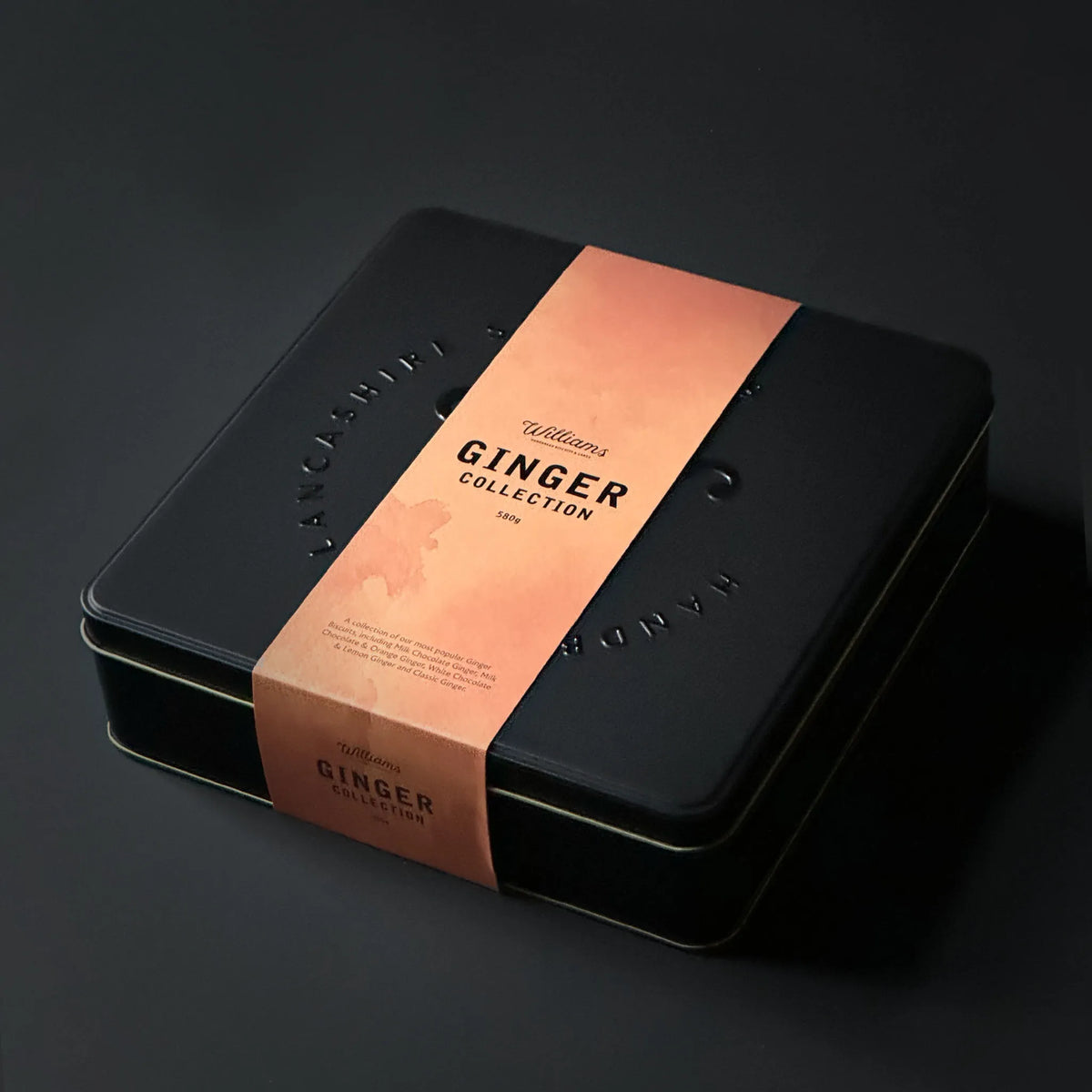 The Ginger Collection Biscuit Tin from Williams Handbaked