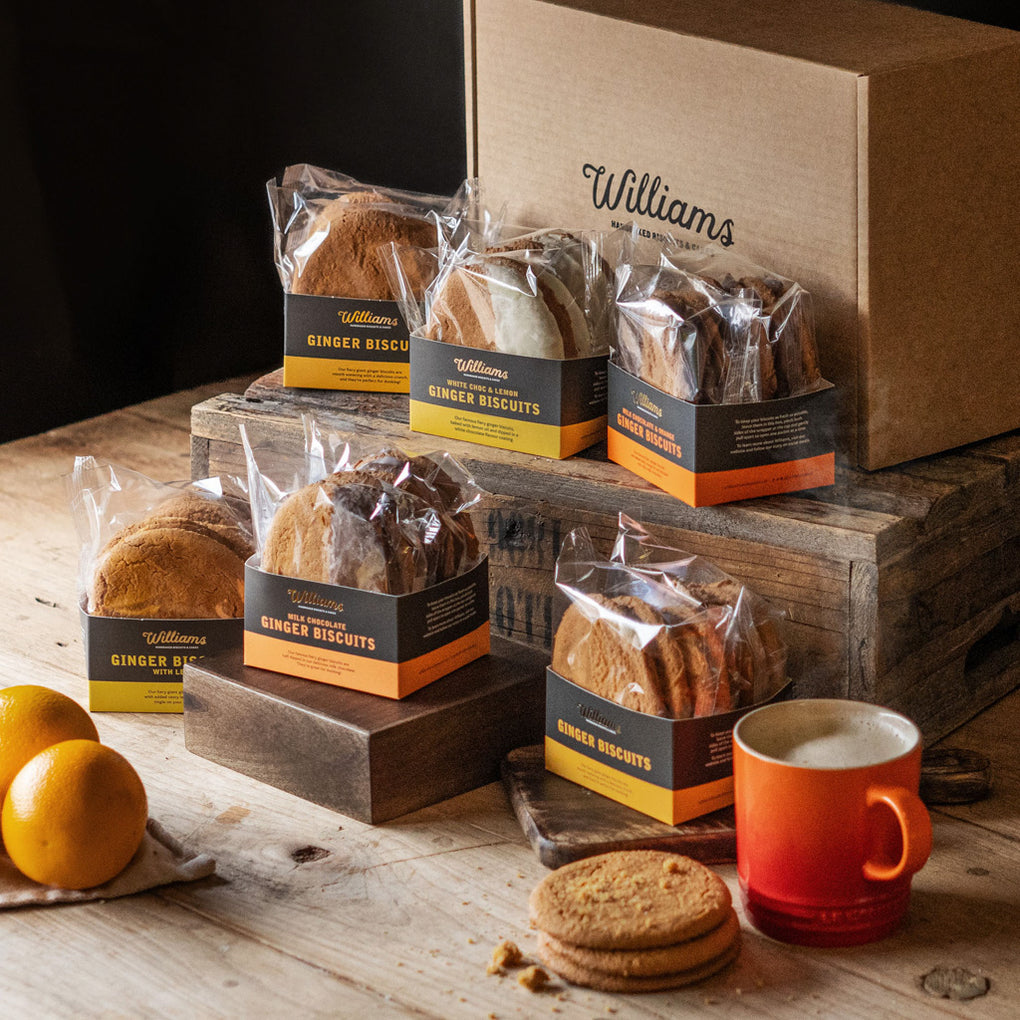 The Ginger Biscuit Hamper Gift Box from Williams Handbaked