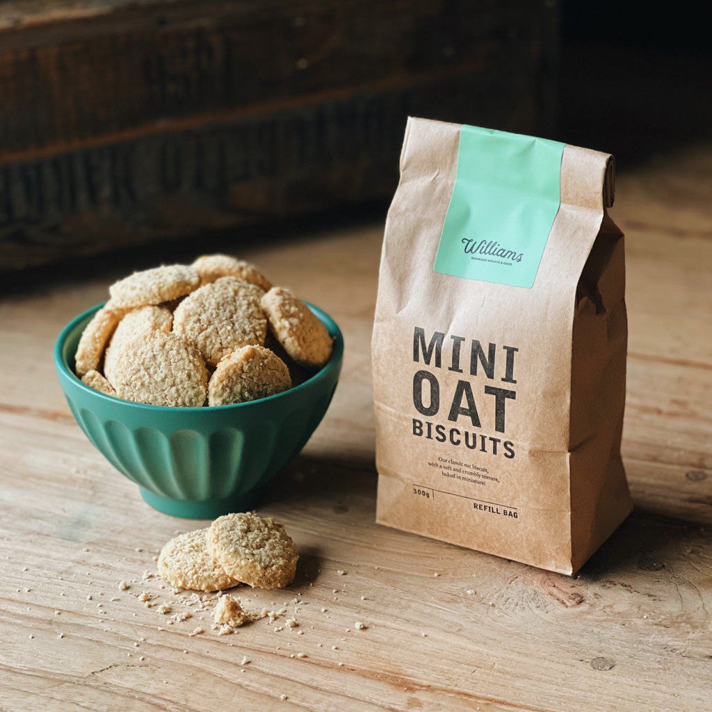 Mini Oat Biscuits Refill Bag from Williams Handbaked